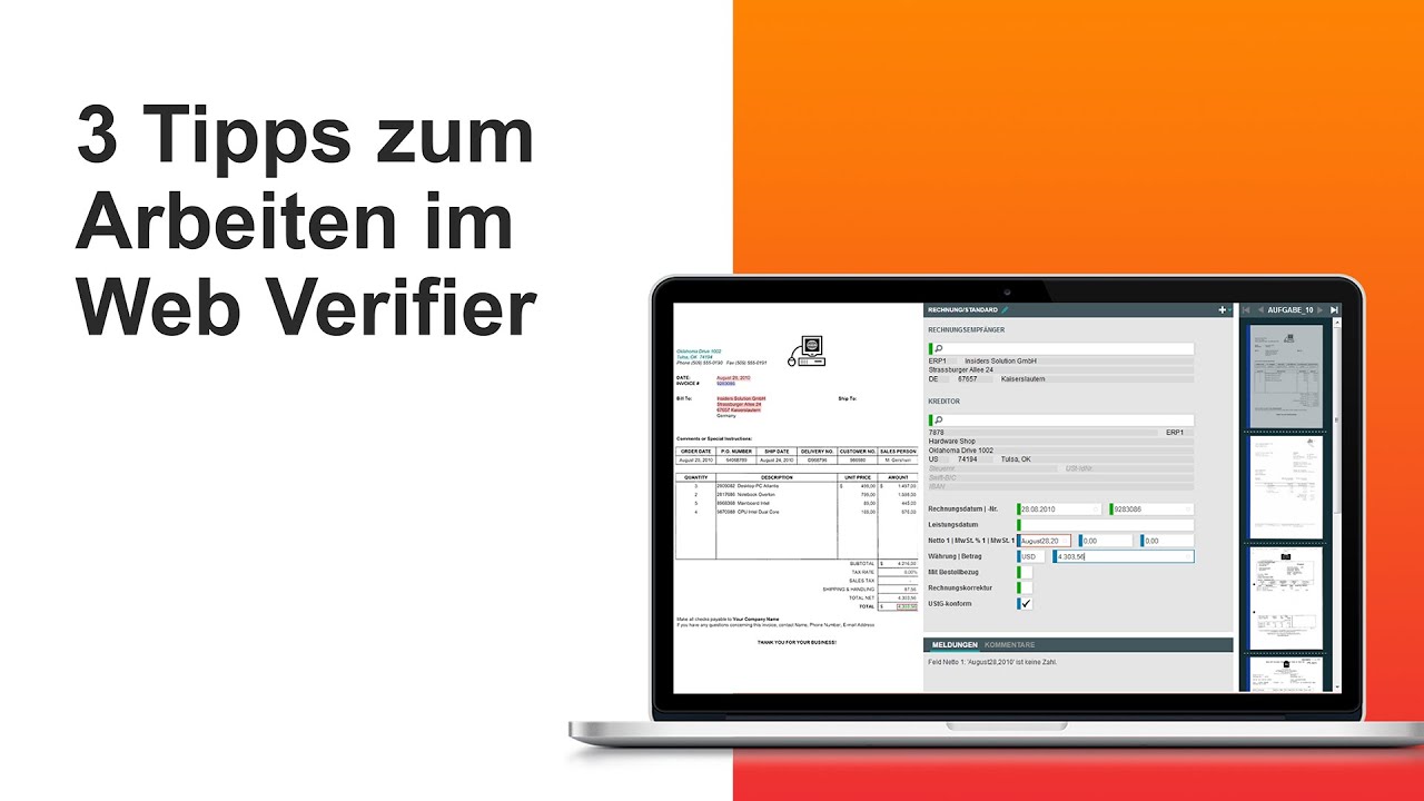 smart FIX: 3 Tipps zum Arbeiten im Web Verifier - YouTube