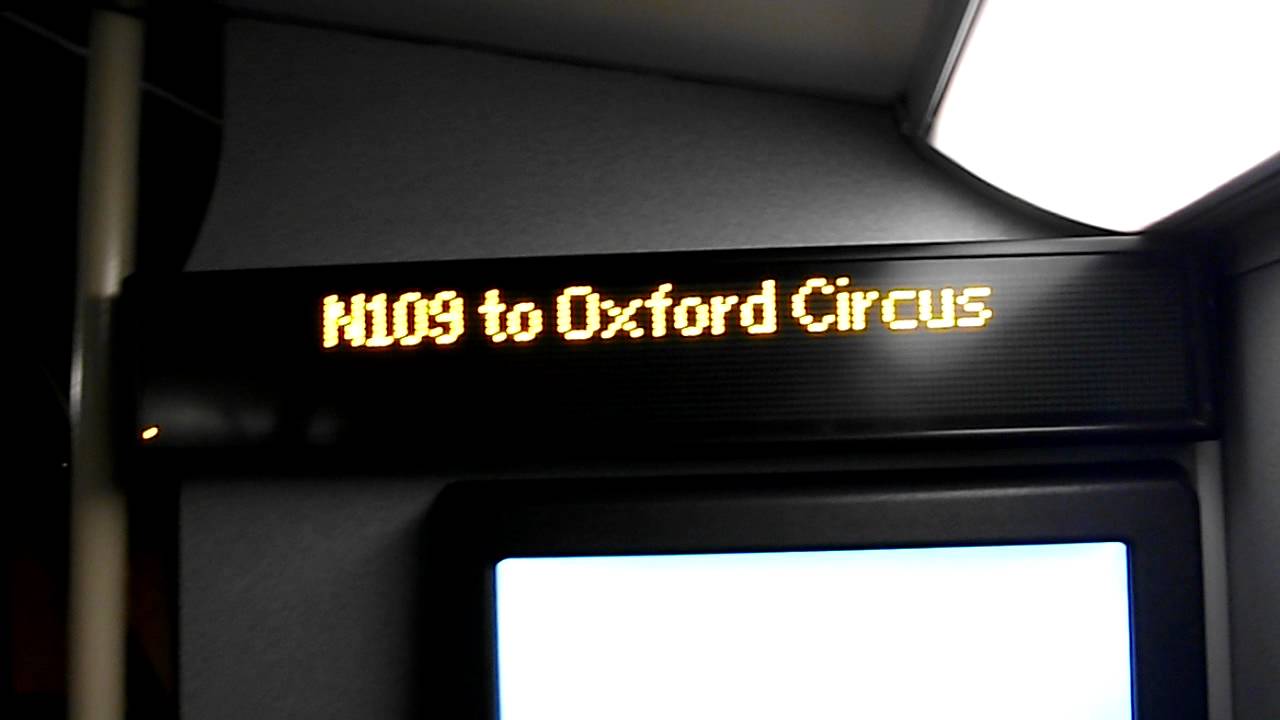 N109 to Oxford Circus - YouTube