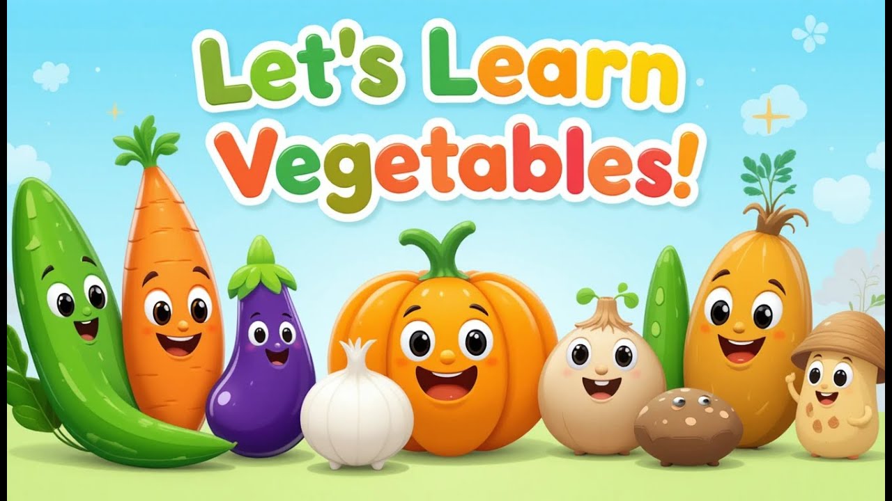 Meet the Vegetables! Learning Video for Toddlers and Preschoolers - YouTube