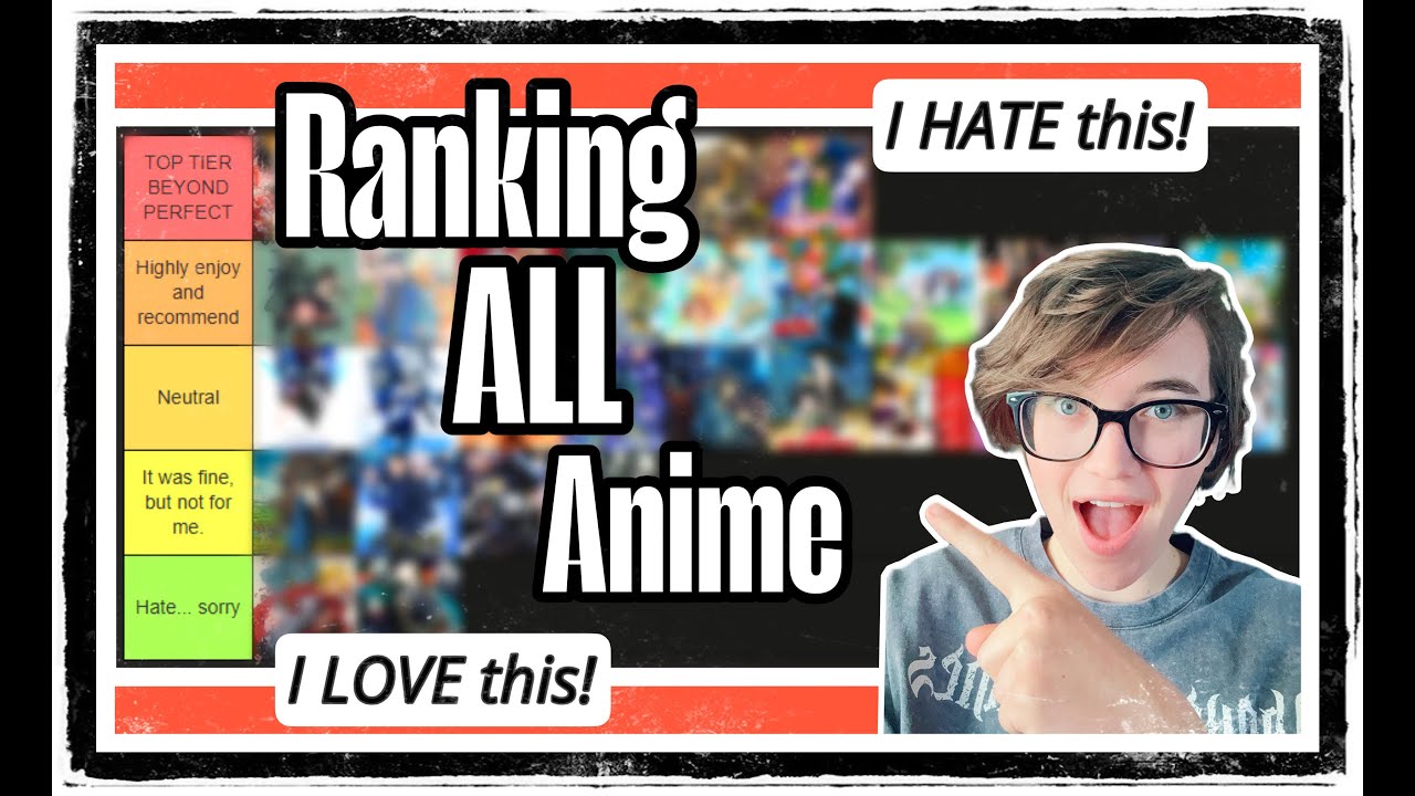 Ranking ALL my Anime! ~ I Put AOT & JJK WHERE!? - YouTube