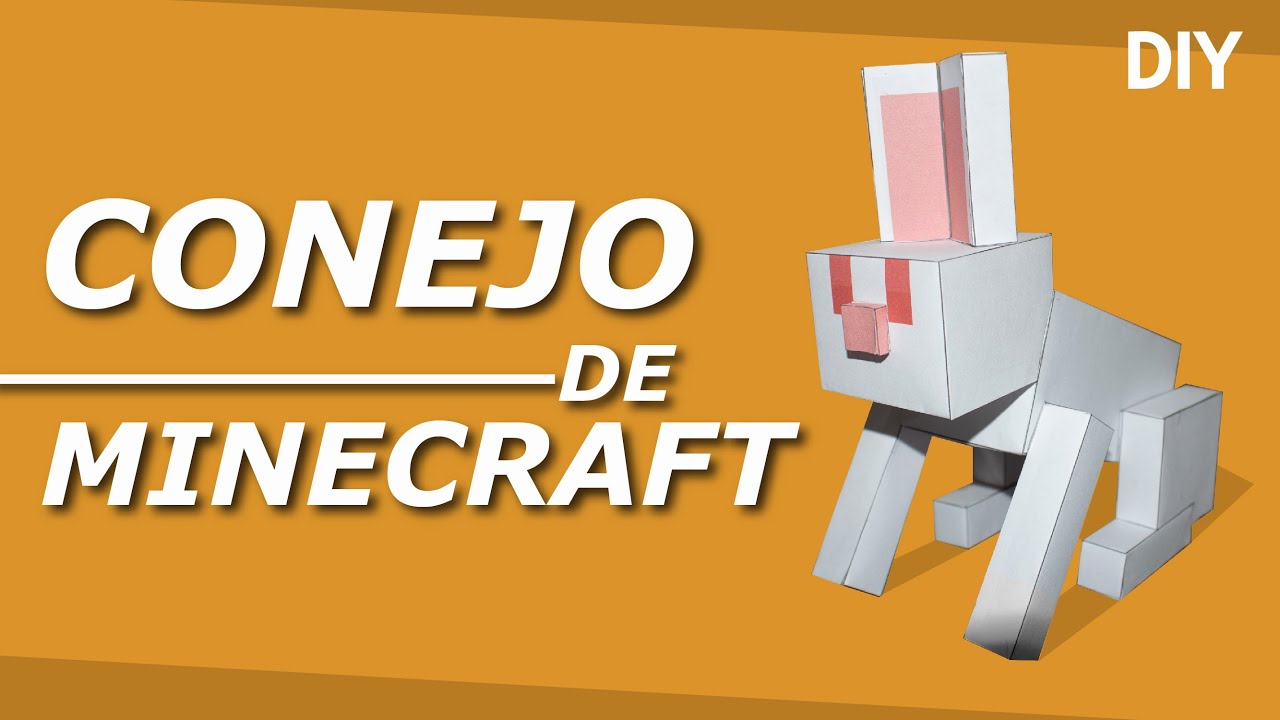 ¿Cómo hacer el conejo de Minecraft? - YouTube