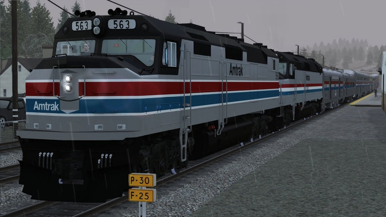 Train Simulator 2018 - Donner Pass - Amtrak SDP40F - San Francisco ...