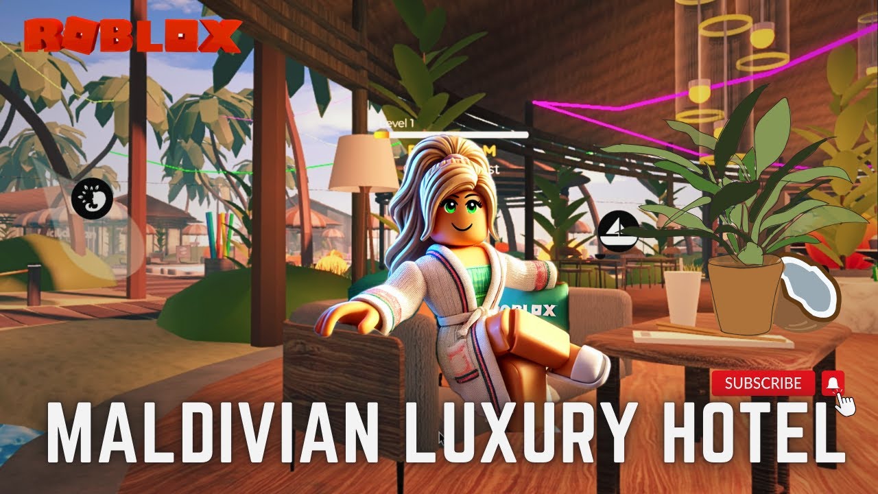 Exploring the 🌴Maldivian Luxury Hotel in Roblox! 🏨 Ultimate Resort Tour ...