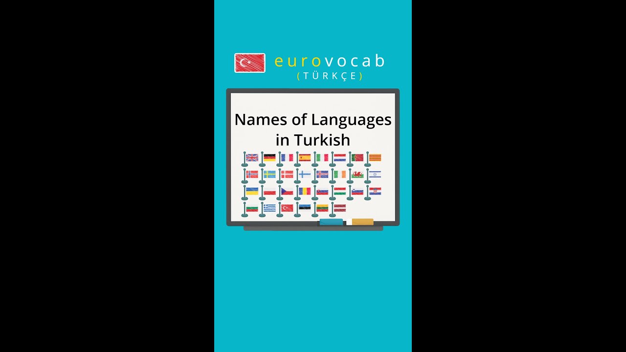 Learn Turkish - Names of Languages - YouTube