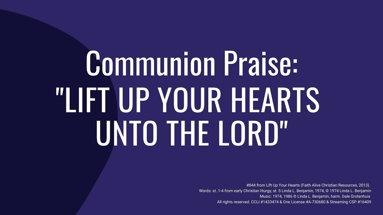 'Lift Up Your Hearts unto the Lord' | March 5, 2023 - YouTube