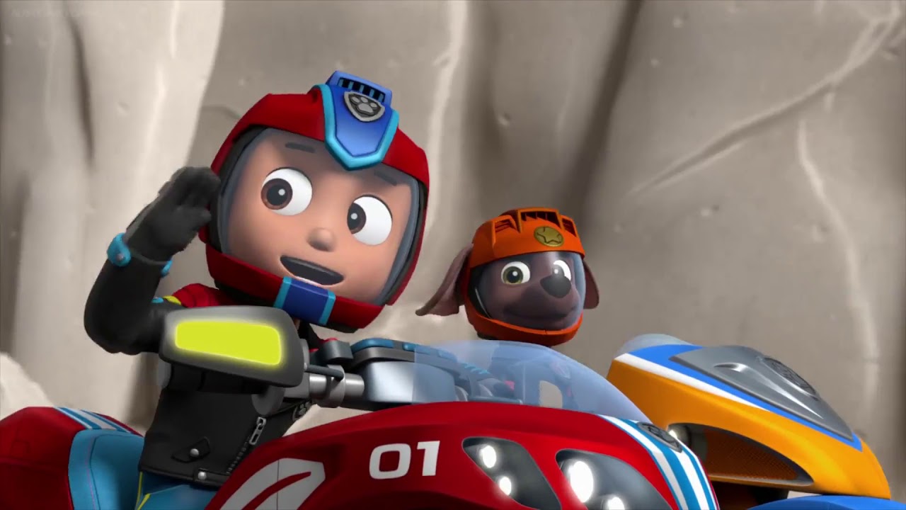 Paw patrol ll Zuma saving a man from bay ll Moto pups pups vs.the ruff ...