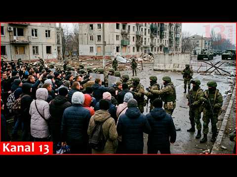 In Kherson, population rebels against the Russian army; they do not tolerate brutality of soldiers