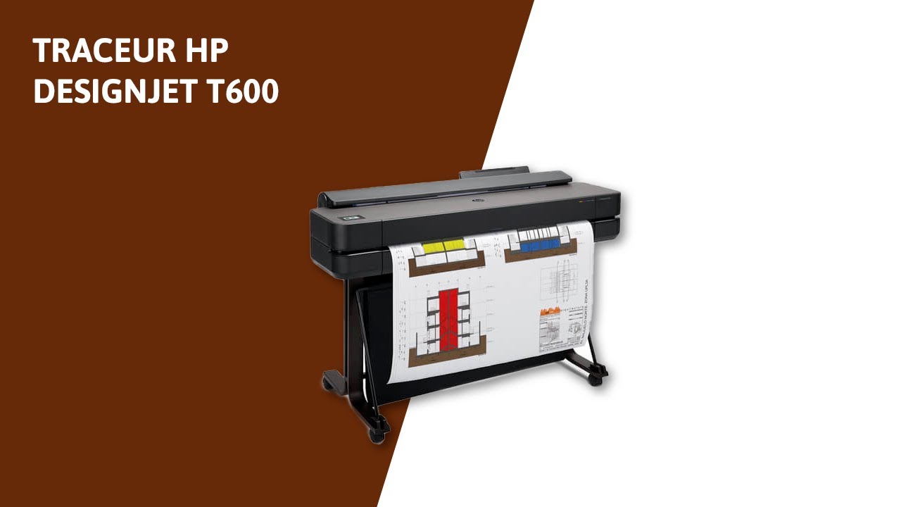 HP DesignJet T600 - YouTube