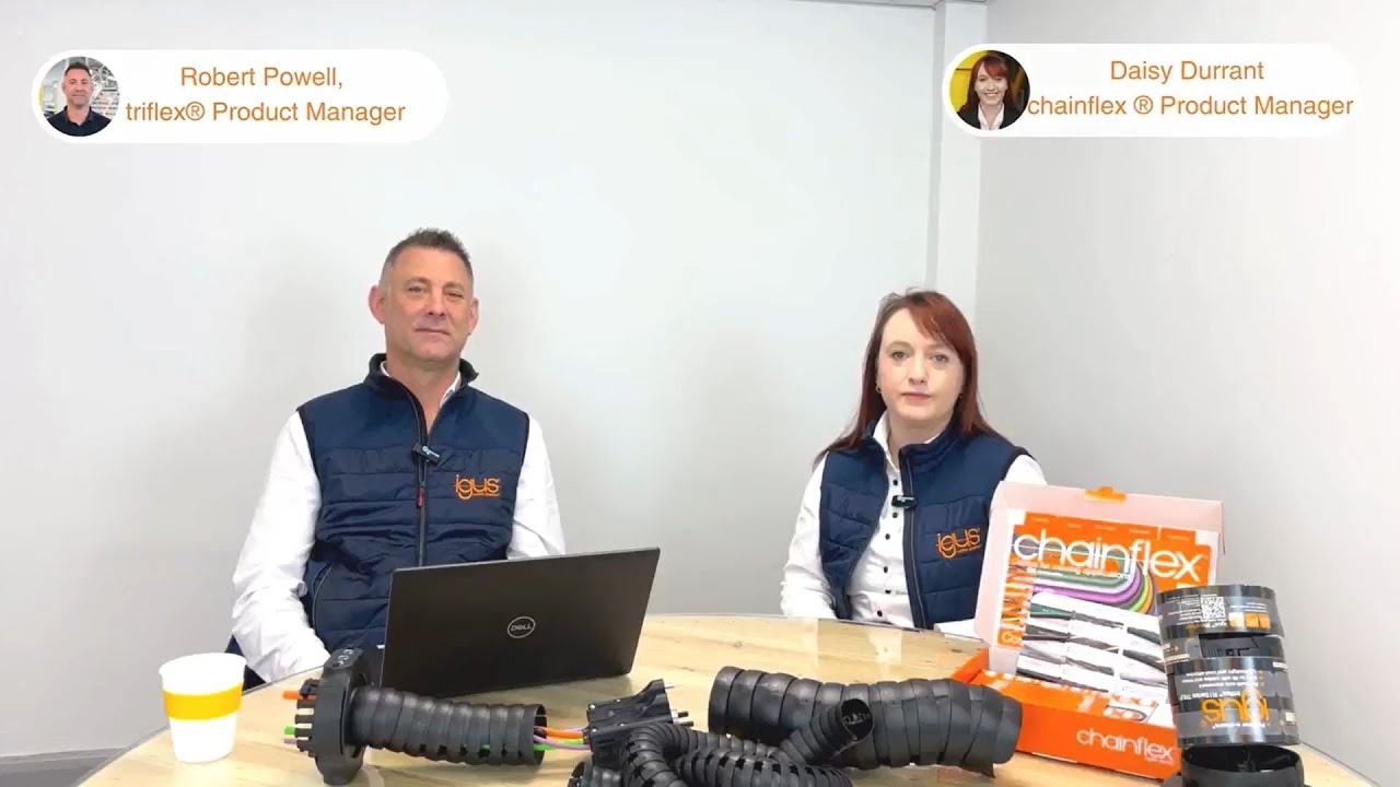 The Perfect Pair: igus® robot cable management and robot cables - YouTube