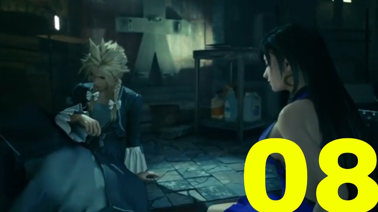 FINAL FANTASY 7 REMAKE Walkthrough Gameplay Part 8 - Sewers (FF7 Remake ...