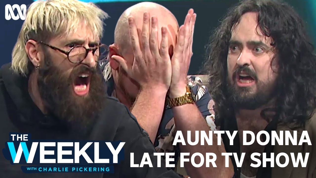 Aunty Donna leave Charlie Pickering waiting | The Weekly | ABC TV ...