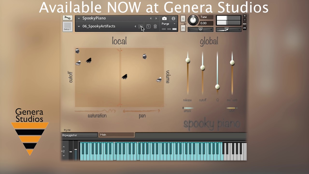 Spooky Piano Kontakt Instrument - YouTube