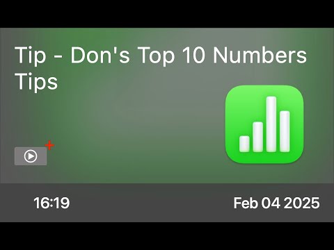 Tip - Don's Top 10 Numbers Tips - Preview - YouTube