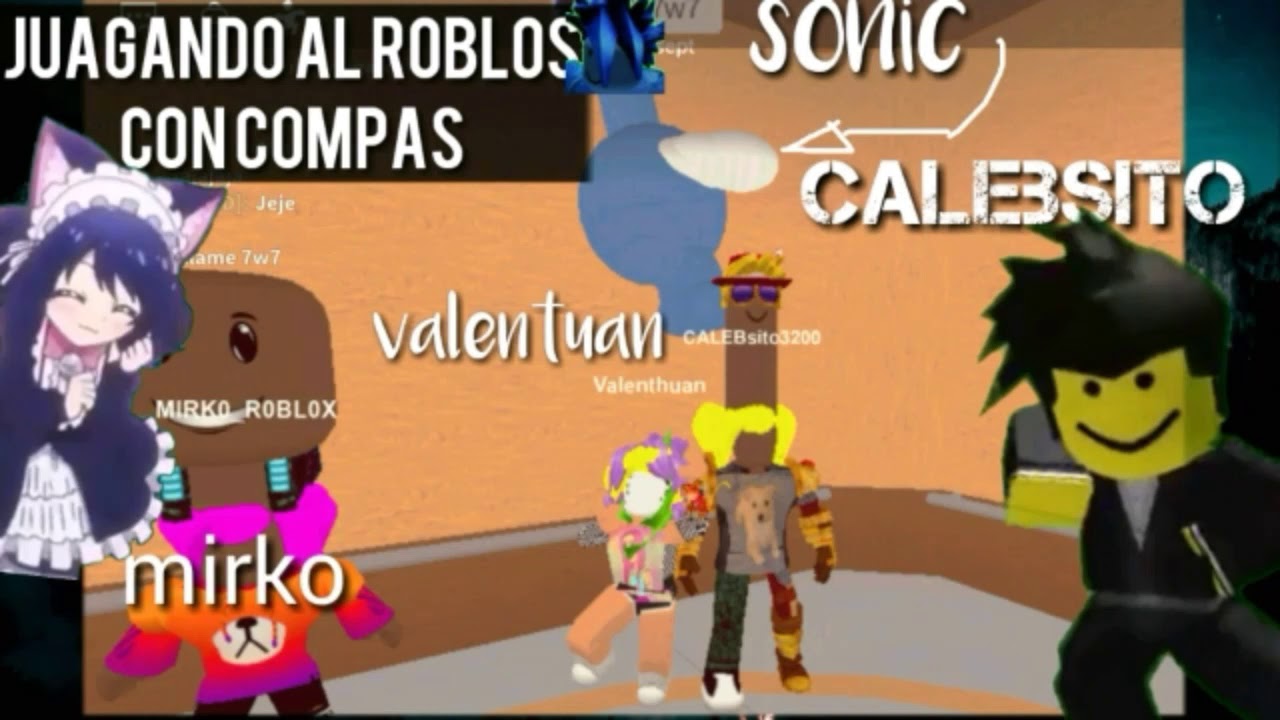 Jugando al roblox con compás aaa - YouTube