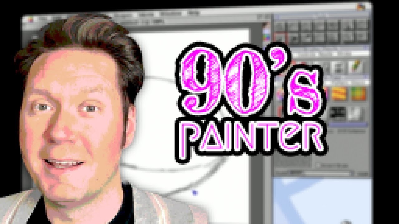 Making Art with Painter from the 90's! - YouTube