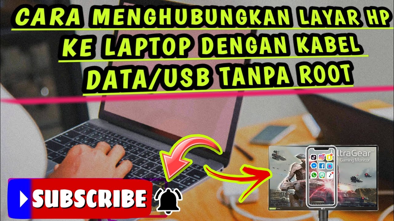 TERBARU 2022 ‼️CARA MENGHUBUNGKAN/MENAMPILKAN LAYAR HP KE PC ATAU ...
