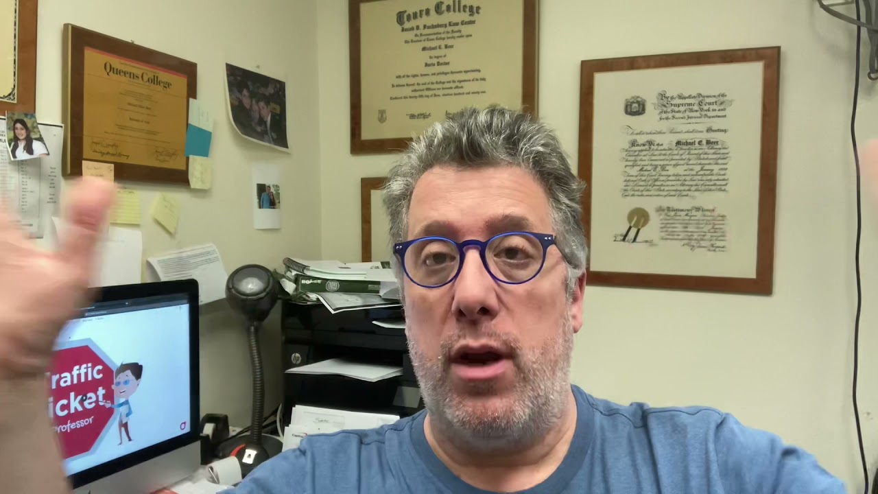 Michael Beer the Traffic Ticket Professor invites you to learn about ...