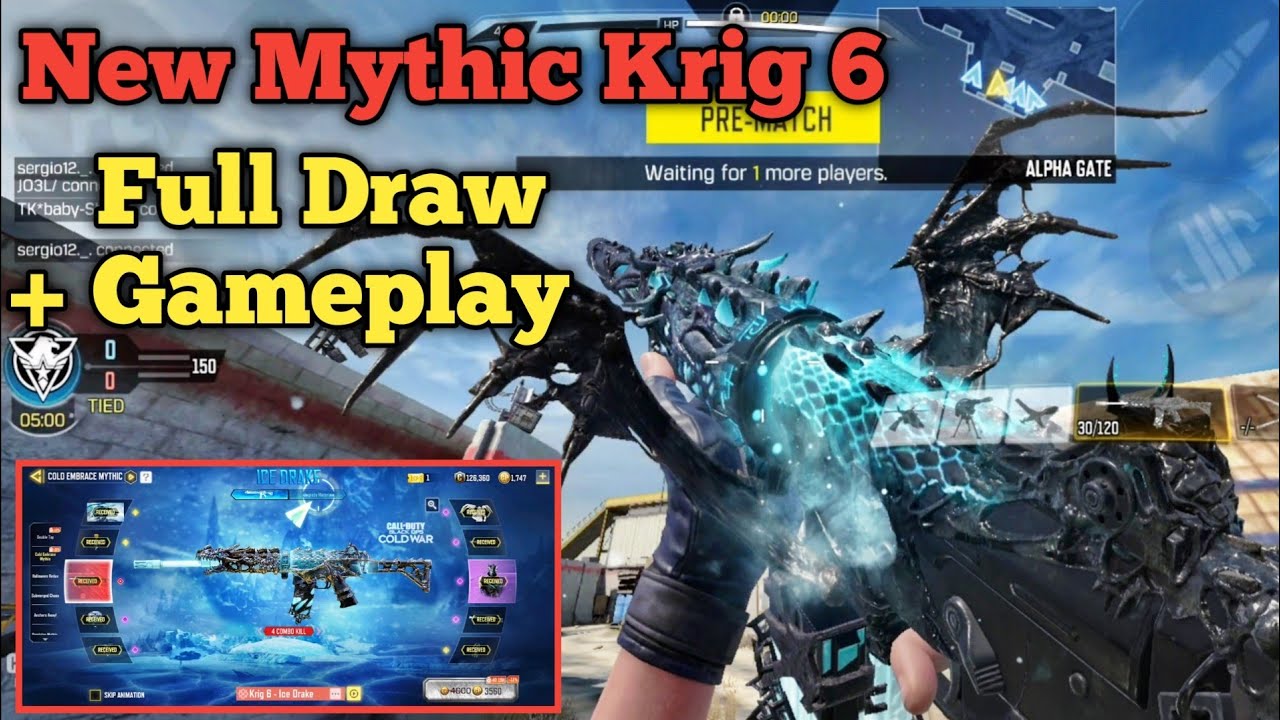 Call of Duty: Mobile *New* Mythic Krig 6 Full Draw And Multiplayer ...