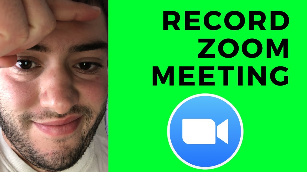 BEST Tutorial For How to Record a Zoom Meeting - YouTube