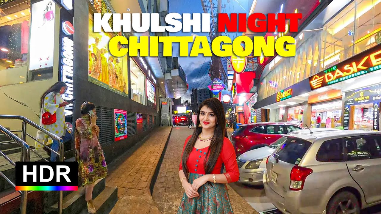 Night walk in 🇧🇩 KHULSHI Chittagong City Bangladesh | Night View ...