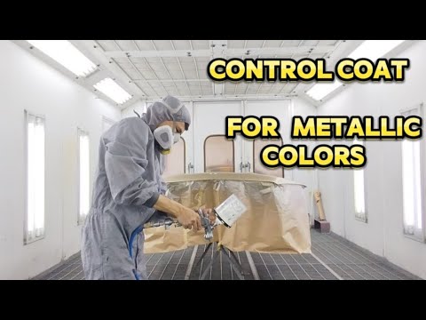 "Mottling" How to spray control coat for metallic colors - YouTube