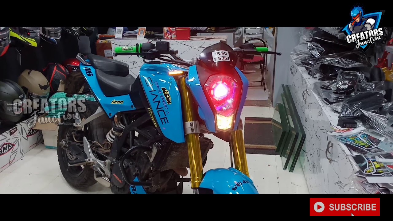 KTM DUKE 200 stickering | full wrapping modify - YouTube