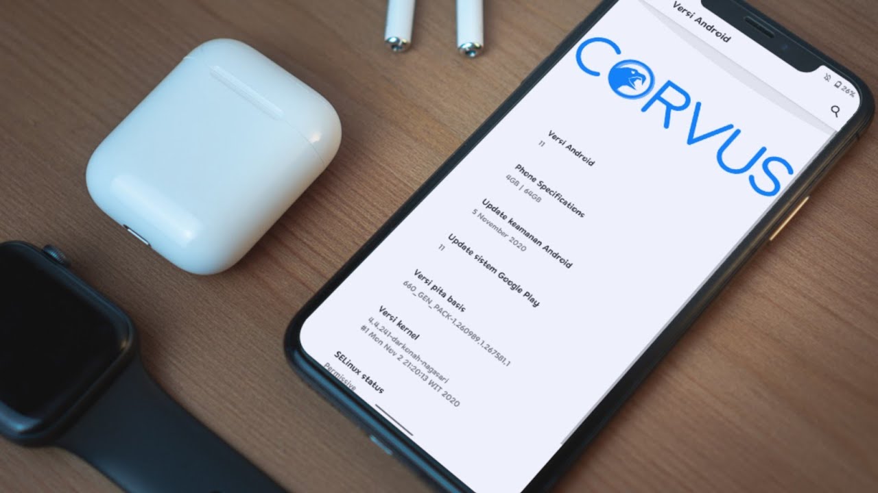 Install ROM Corvus OS Android 11 Official Redmi Note 7 (Lavender) - YouTube