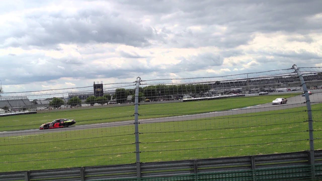 Vintage NASCAR Stock Cars on the IMS road course - YouTube