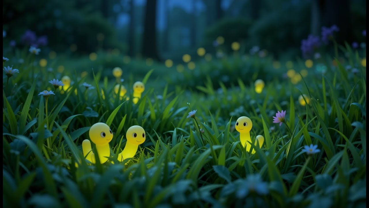 Tiny Glow Worms Light the Skies Rhyme Song | Popular Nursery Rhyme ...