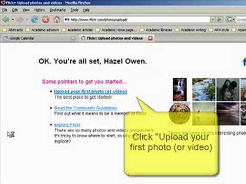 How to set up a Flickr account - YouTube