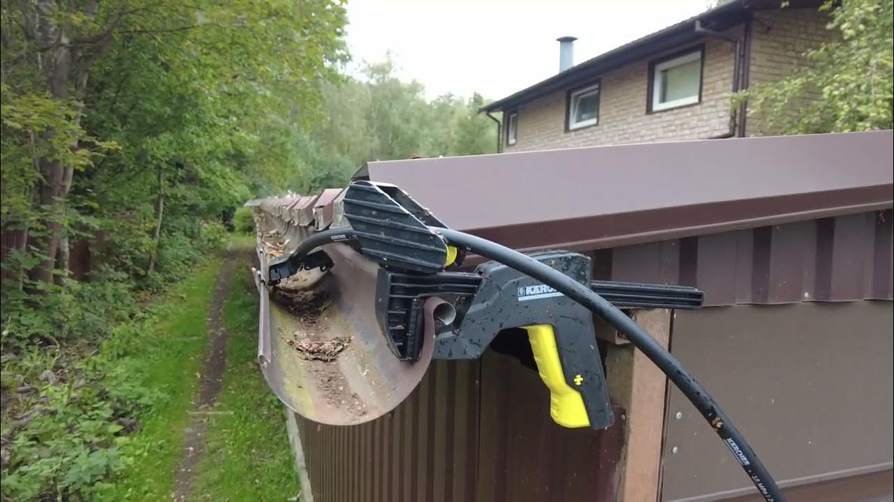 Обзор на комплект для промывки труб и водосточных желобов Karcher PC 20 ...