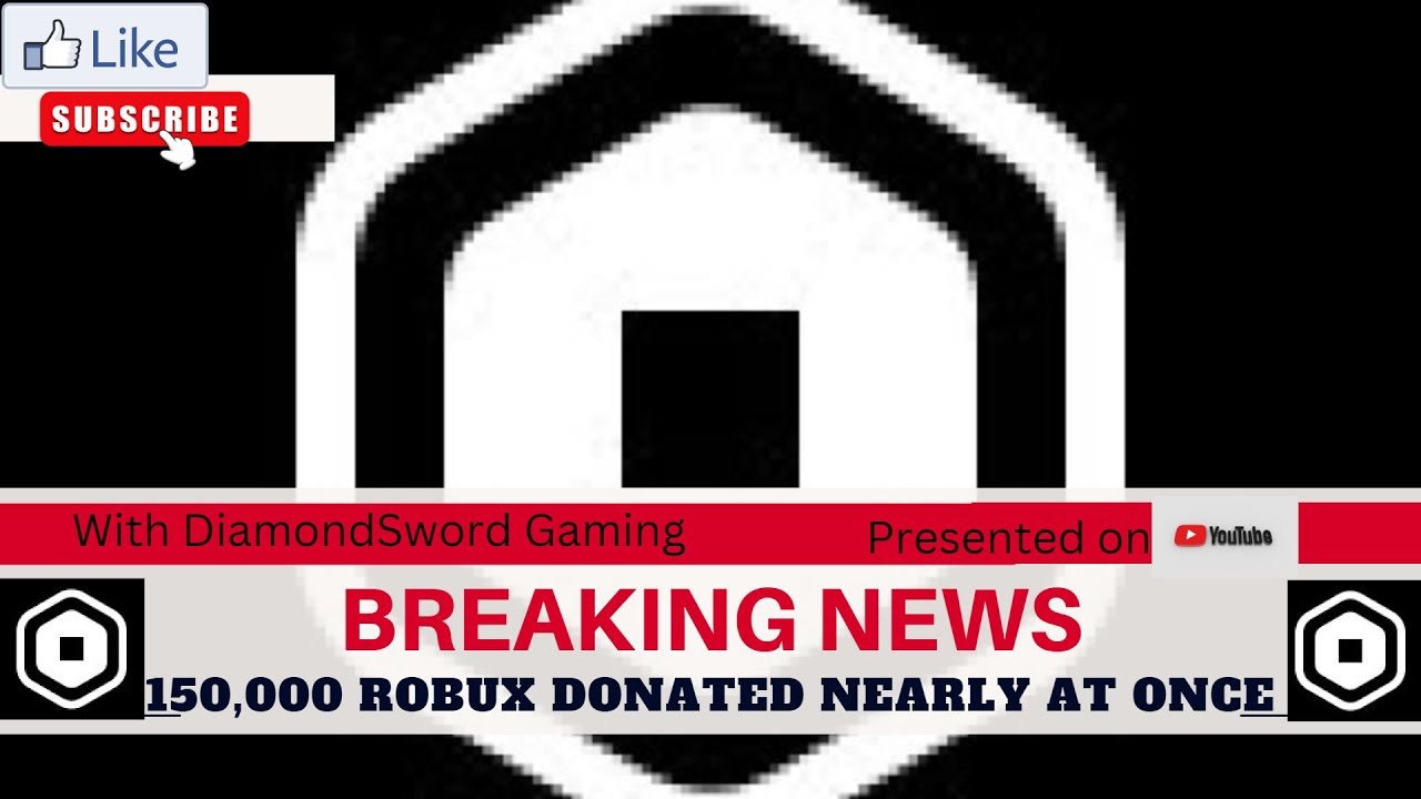 150,000 ROBUX DONATED WHILE I WAS IN GAME!!! - YouTube