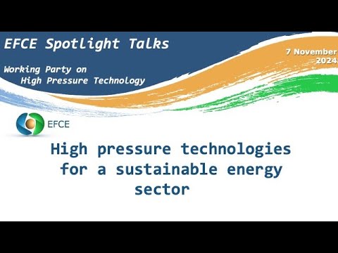 High pressure technologies for a sustainable energy sector - YouTube