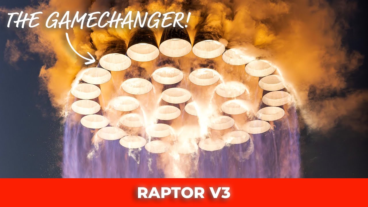 Why Raptor Engine Version 3 will change everything? - YouTube