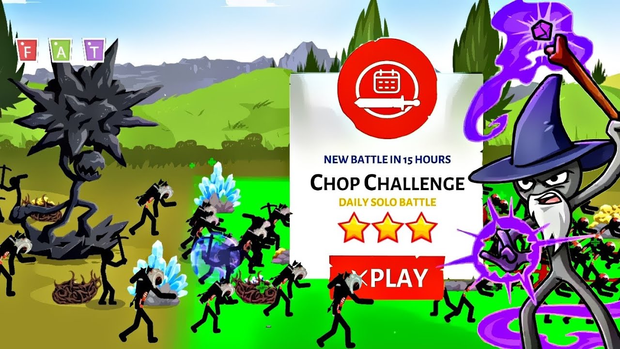 ⚡️Invincible Zombie Army Daily Chop Challenge- Stick War Saga - YouTube