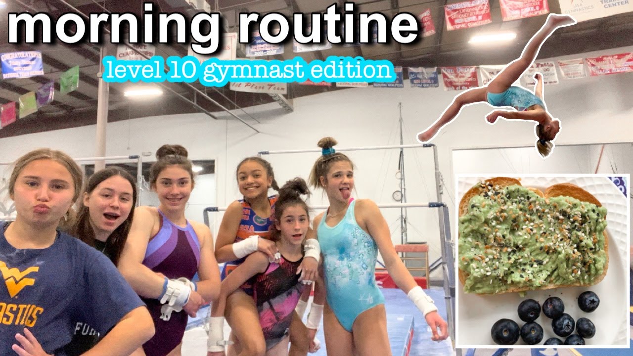 monday morning routine | level 10 gymnast - YouTube