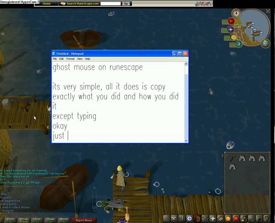 ghost mouse on runescape - YouTube