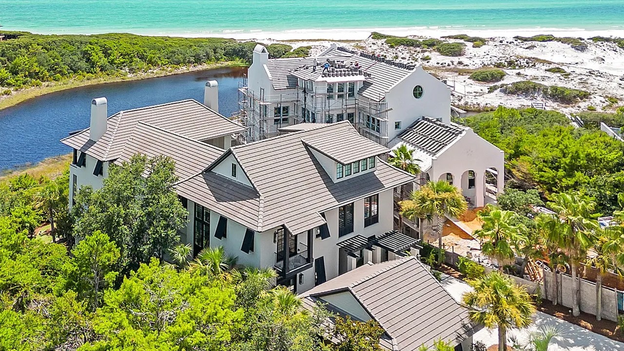 Luxury Home Tour in Blue Mountain Beach - 231 W Bermuda Dr - YouTube