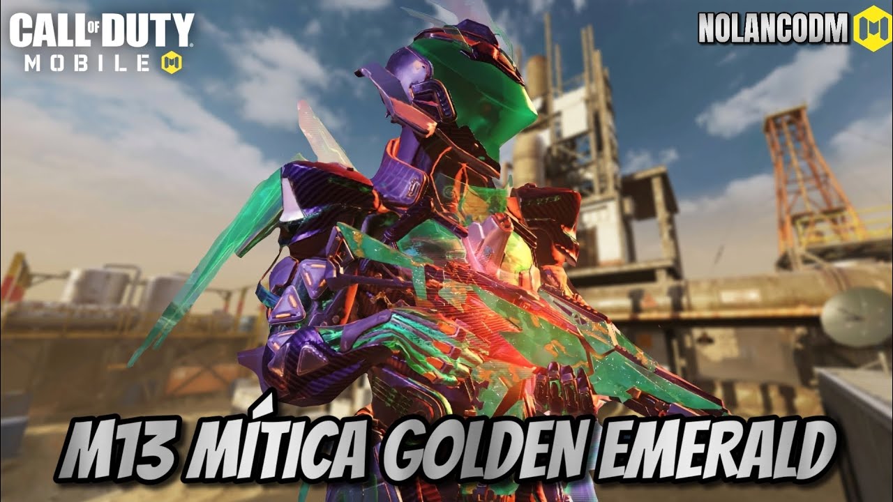 M13 - MORNINGSTAR EN CAMUFLAJE GOLDEN EMERALD 🟢 | CODM | COD MOBILE ...