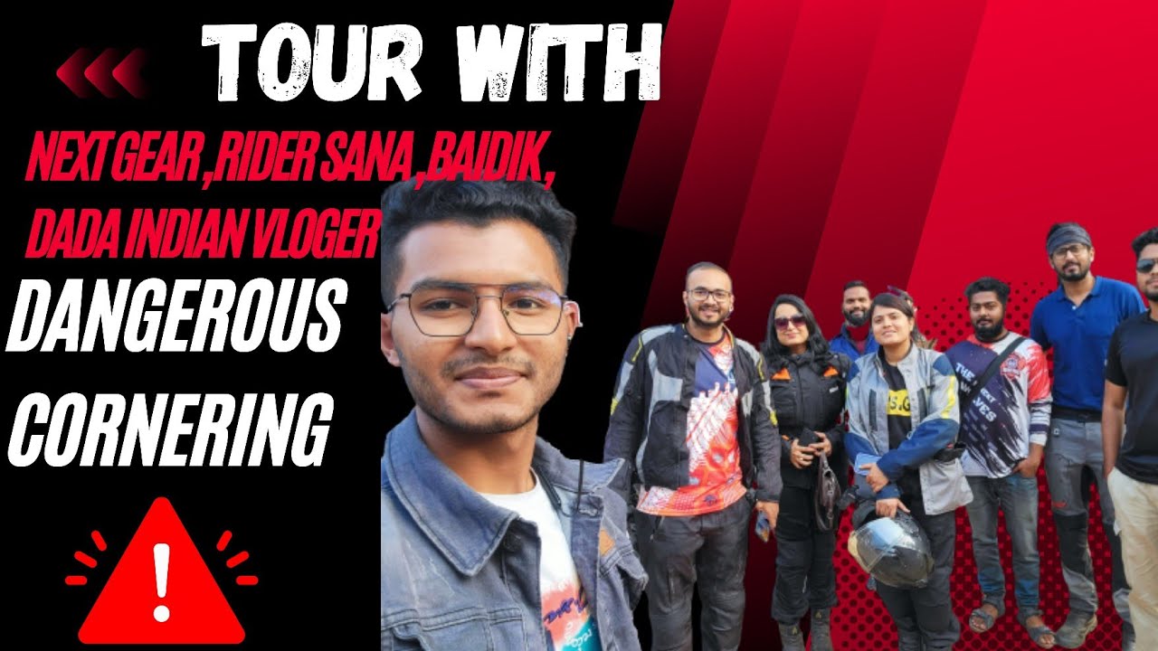 Cornering- dangerous Road, with Mizu vai, rider sana, indian vloger ...