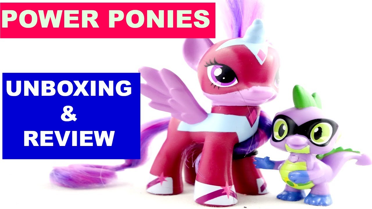 Power Ponies Kids Toy Review Unboxing MLP My Little Pony - YouTube
