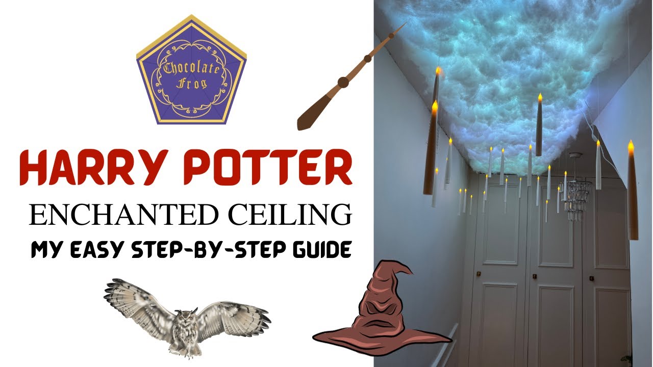 Harry Potter ENCHANTED Ceiling - My Easy Guide - Halloween Decorations ...
