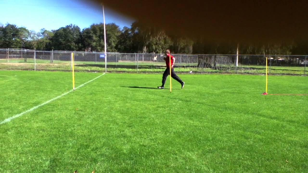 5 10 5 Agility Cone Drill NFL Combine Shuttle Run - YouTube