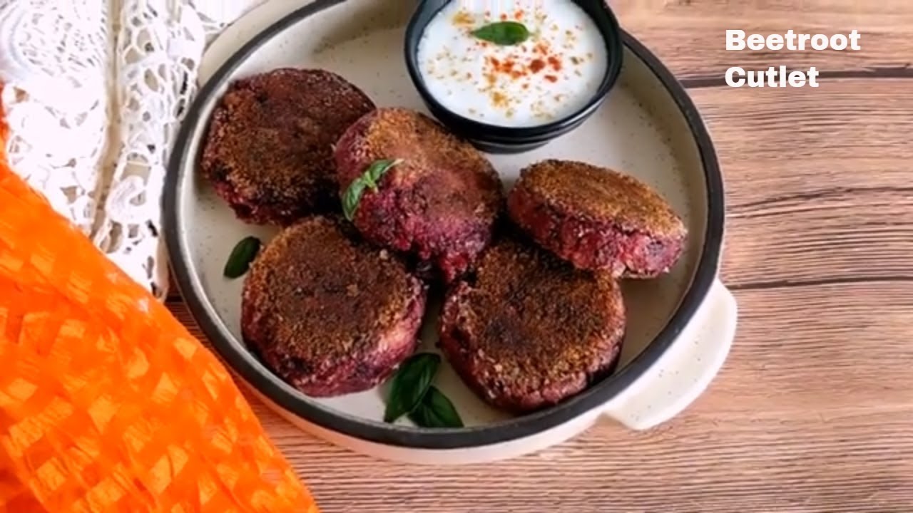 Beetroot Cutlet Recipe, Healthy and Delicious Beetroot Tikki Recipe, Beetroot Chop Recipe - YouTube