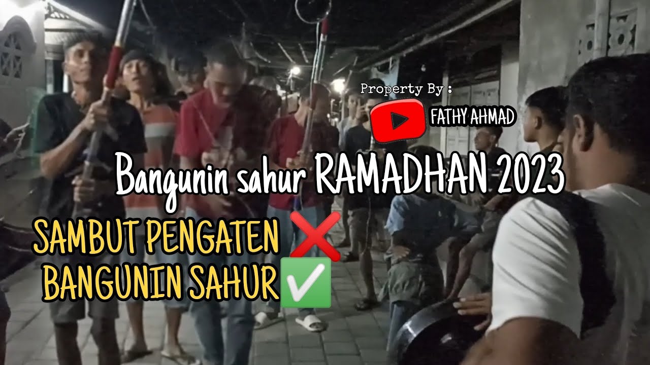 BANGUNIN SAHUR dengan Alat TRADISIONAL (Kamput Ale_Ale) Desa Songak # ...