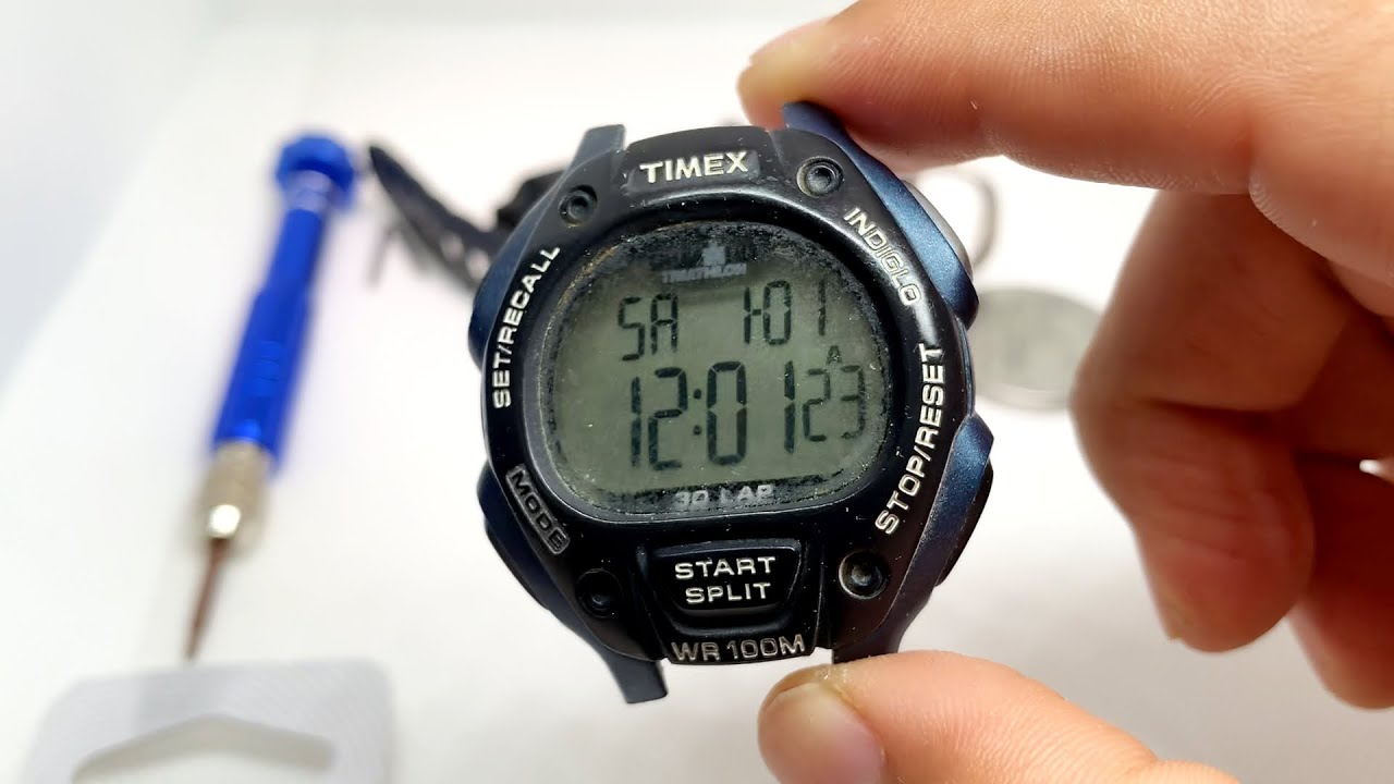 How to change the battery in Timex Watch - YouTube