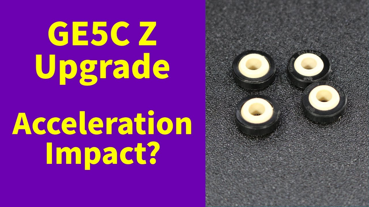 GE5C bearing upgrade and it's impact on acceleration. Does it help ...