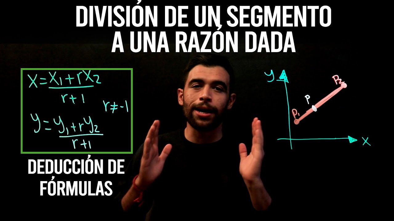 División de un segmento a una razón dada | Deducción de fórmulas | CON ...