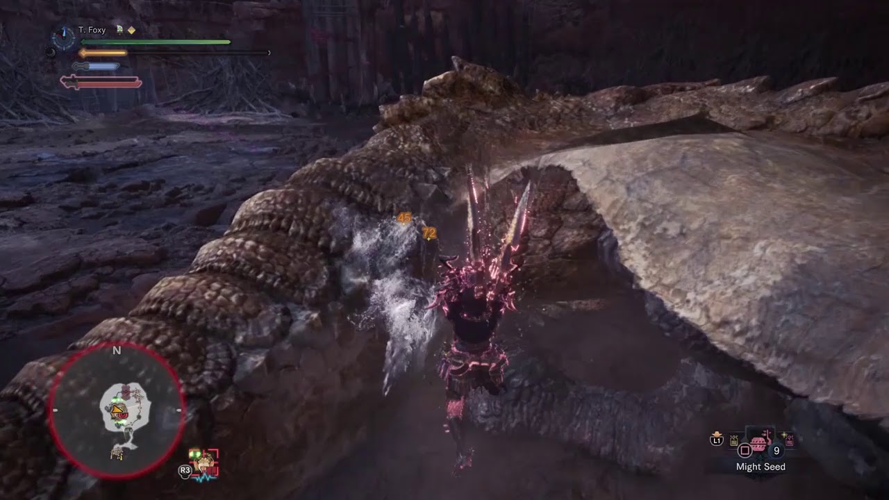 MHW Special Arena Diablos 1'31 solo Dual Blades - YouTube