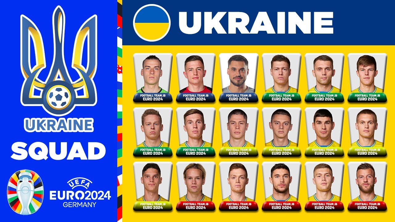 UKRAINE SQUAD EURO 2024 | UKRAINE SQUAD DEPTH EURO 2024 | UEFA EURO ...